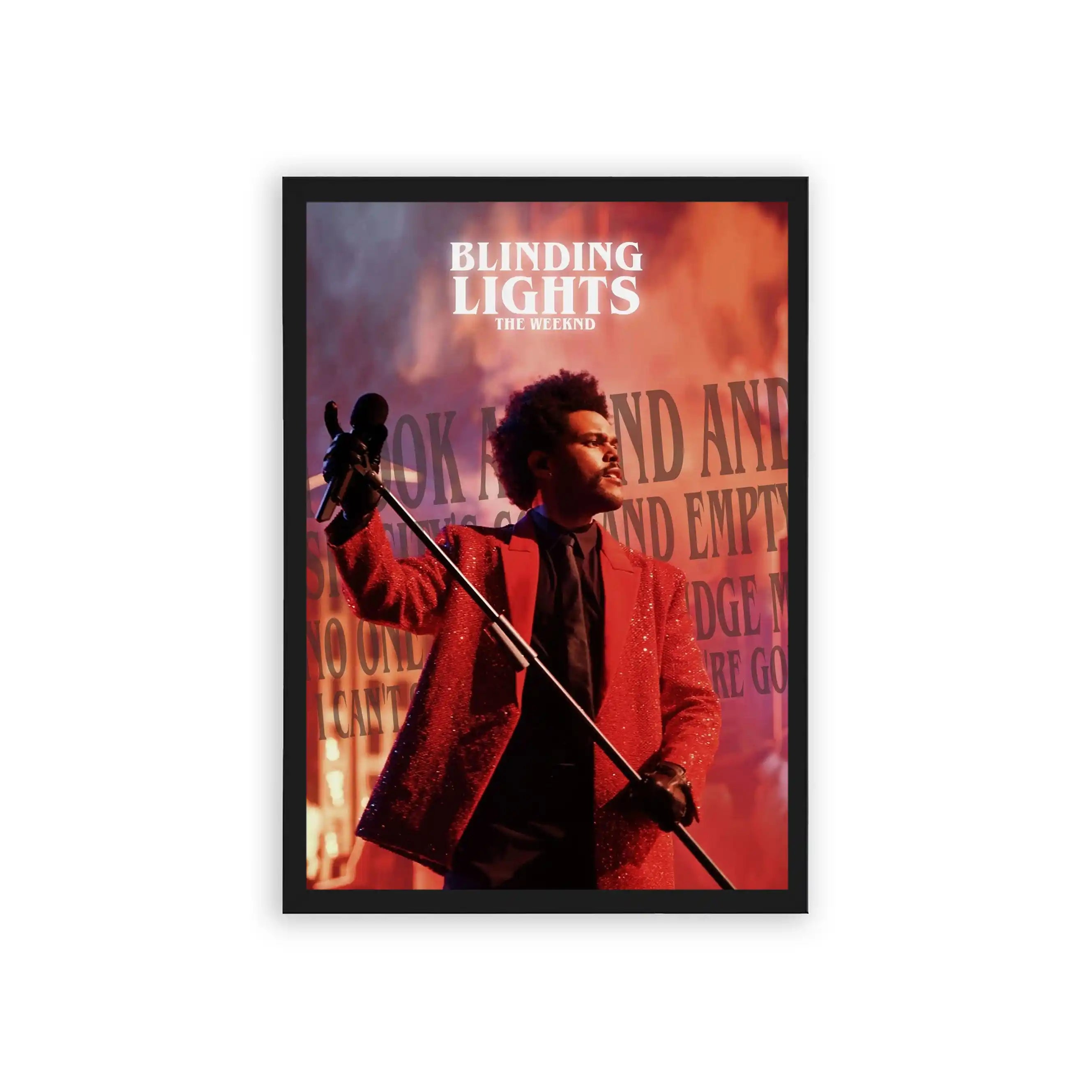 The Weeknd 'Blinding Lights' Frame| Spark Store