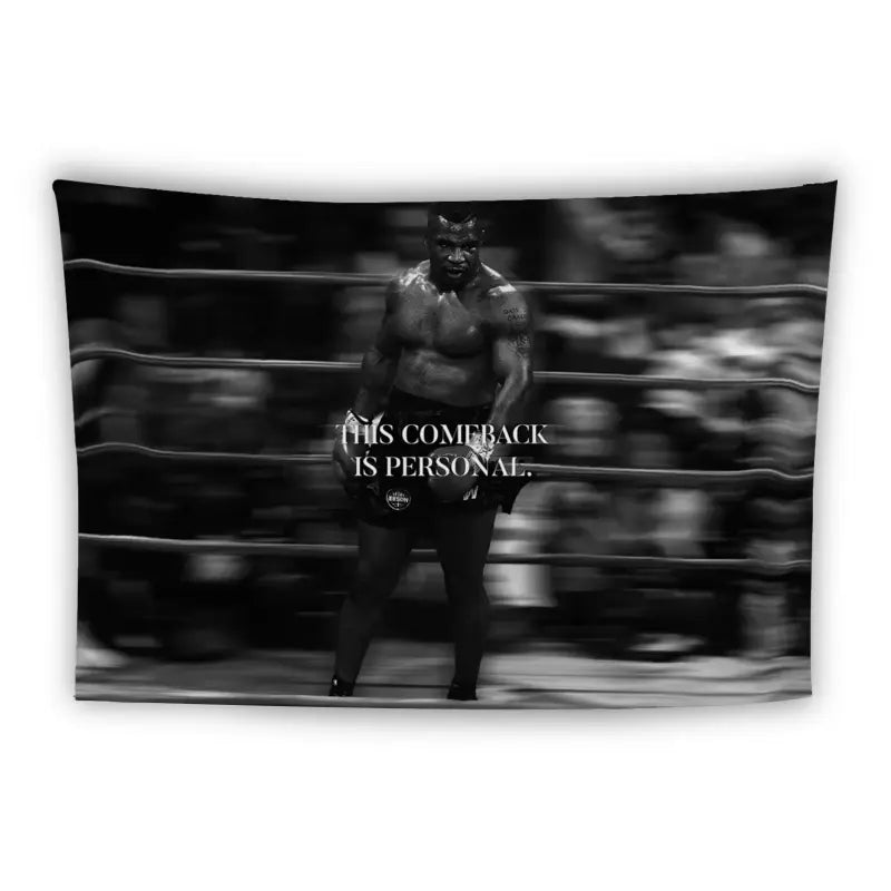 Mike Tyson 'The Personal Comeback' Flag|Spark Store Egypt