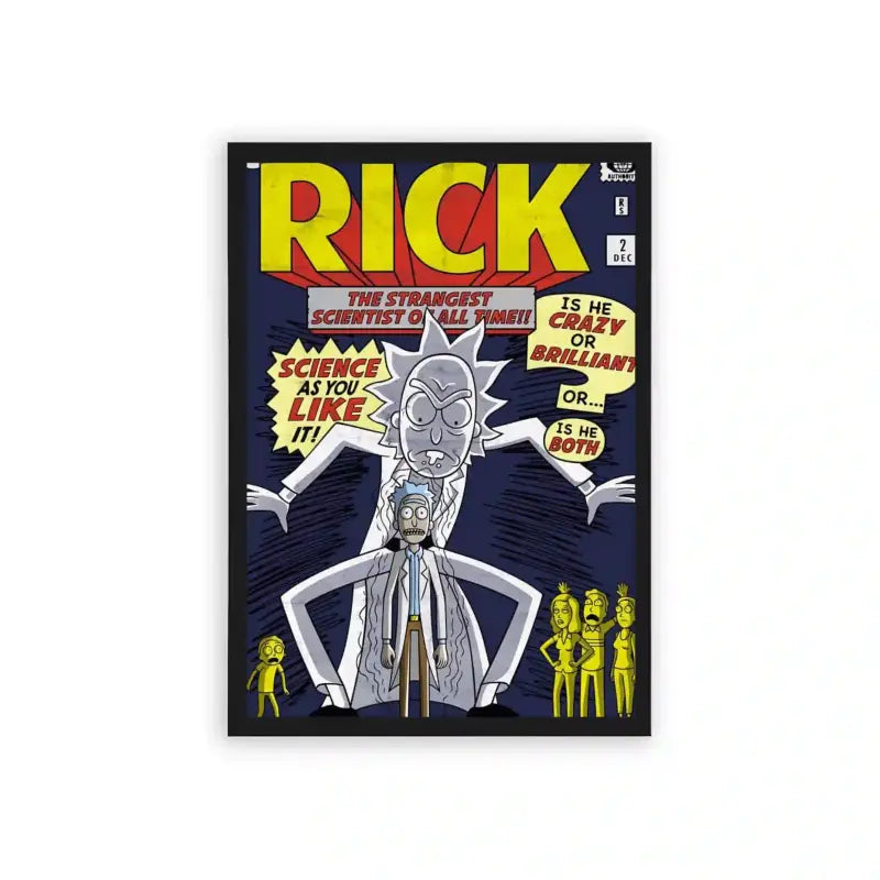 Rick & Morty 'The Strangest Scientist Of All Time' Framed Poster|Spark ...