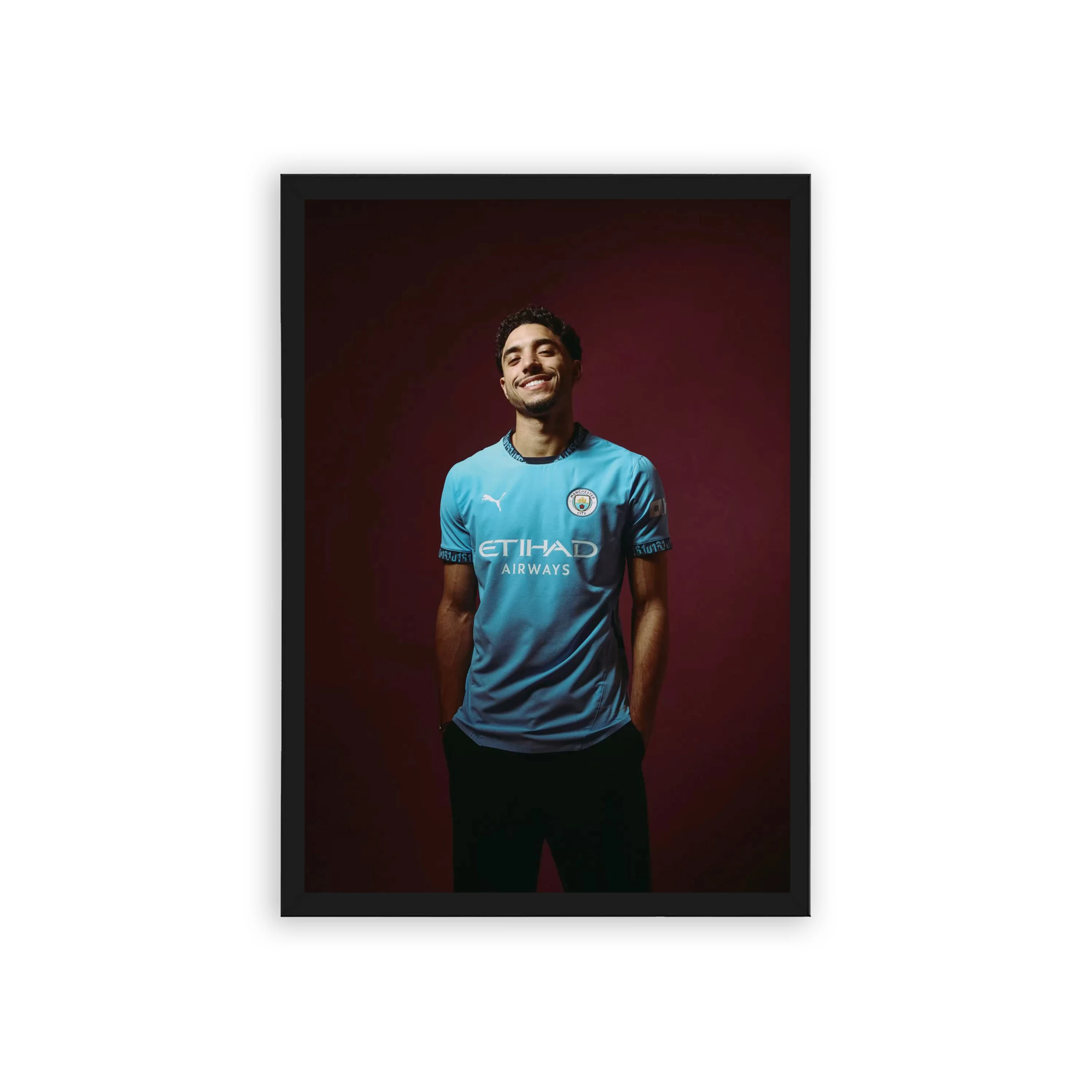 Omar Marmoush 'Marmoush on a Mission' Framed Poster|Spark Store Egypt