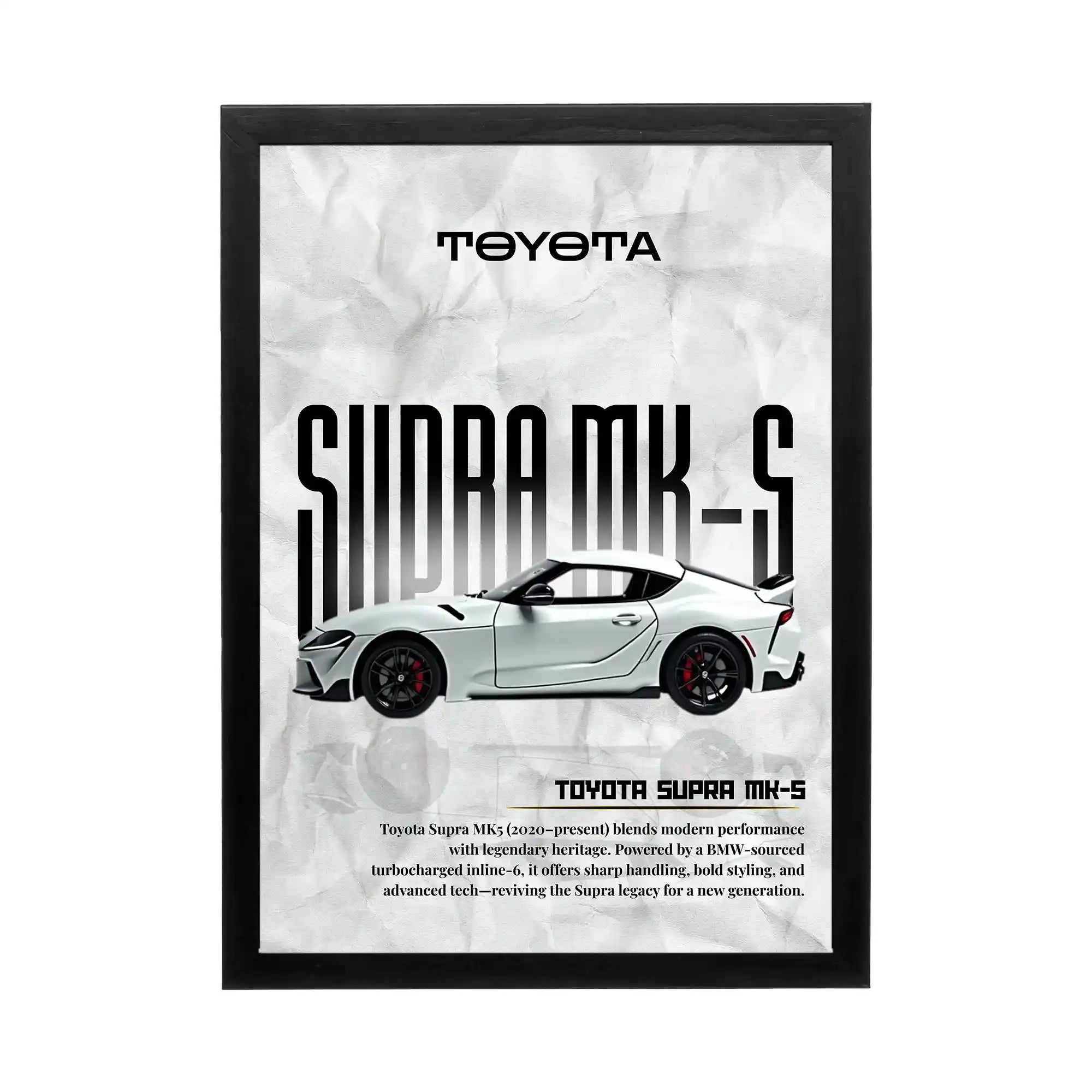 Toyota Supra MK-5 'Modern Legacy' Frame| Spark Store