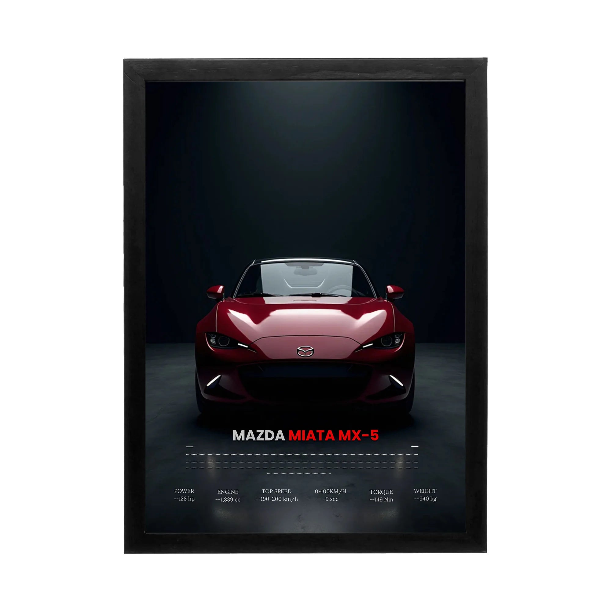 Mazda Miata MX-5 'Driving Legend' Frame| Spark Store