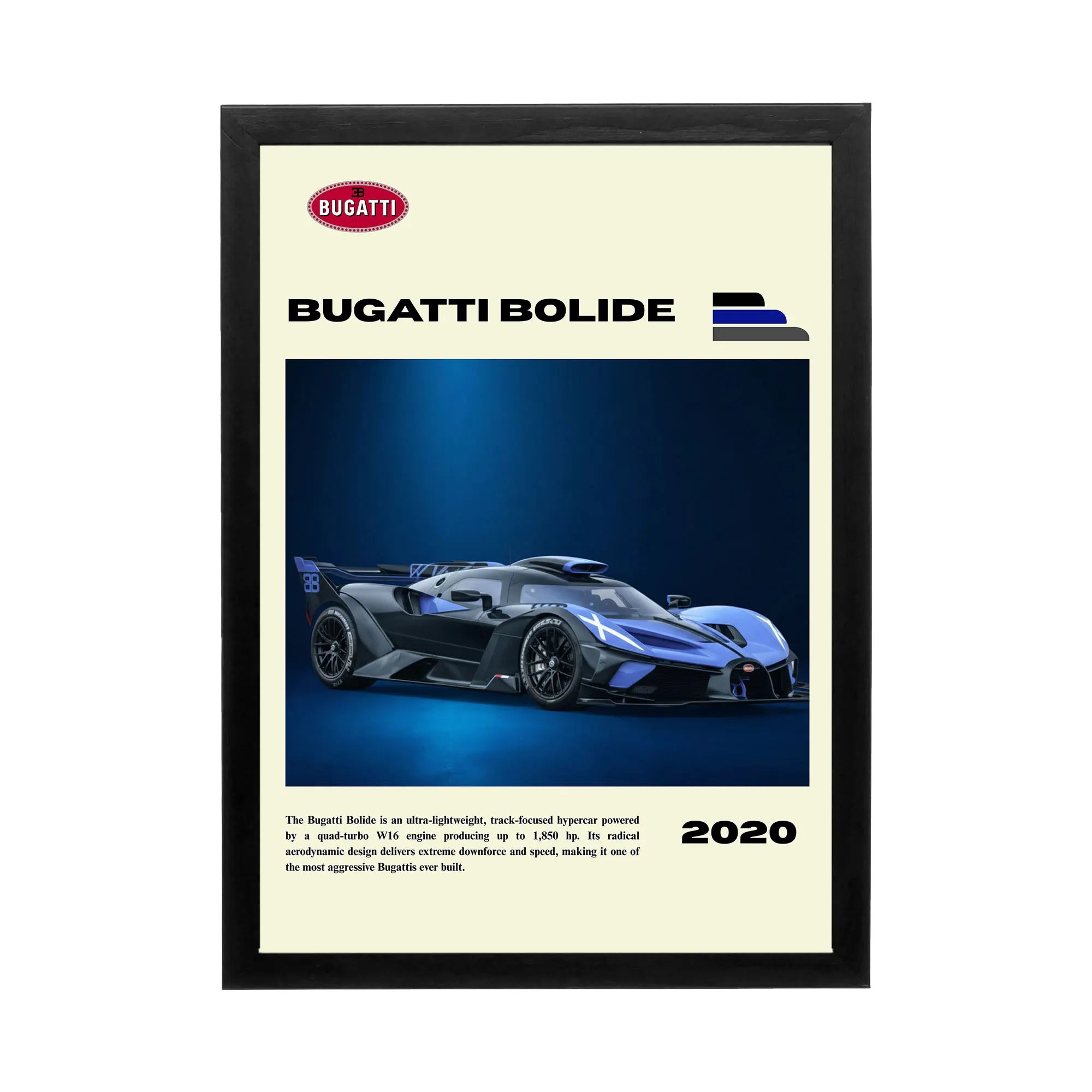 Bugatti Bolide 'Ultimate Track Beast' Frame| Spark Store