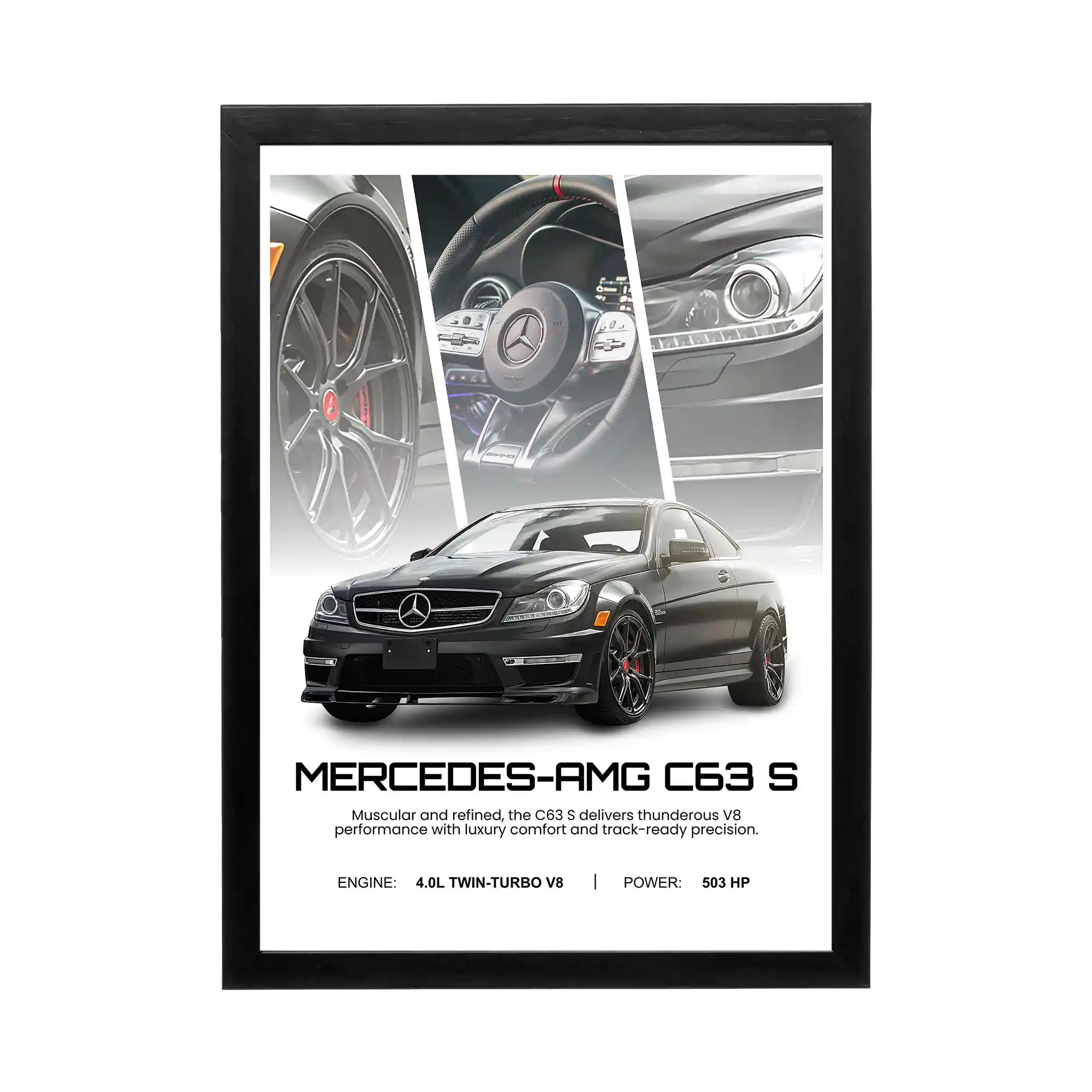 Mercedes-AMG C63 S 'Performance Powerhouse' Frame| Spark Store