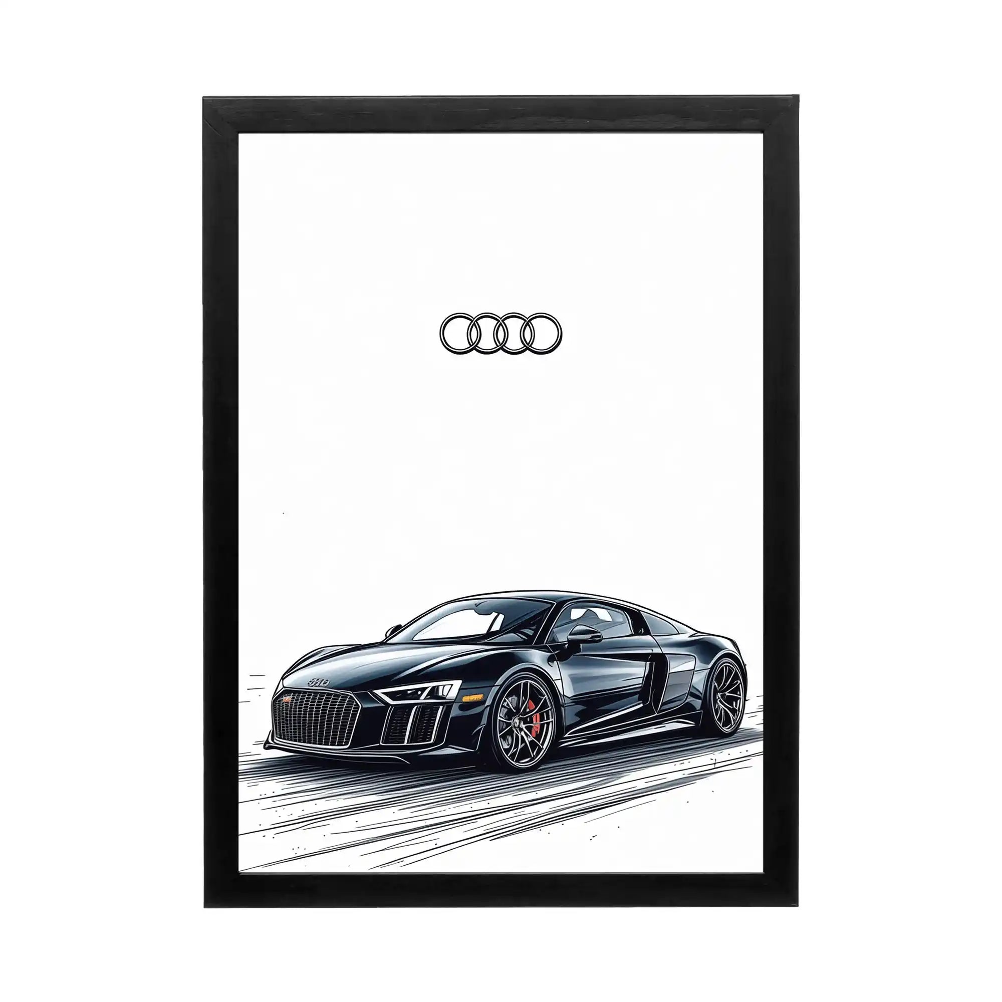 Audi R8 'Elegance in Motion' Frame| Spark Store