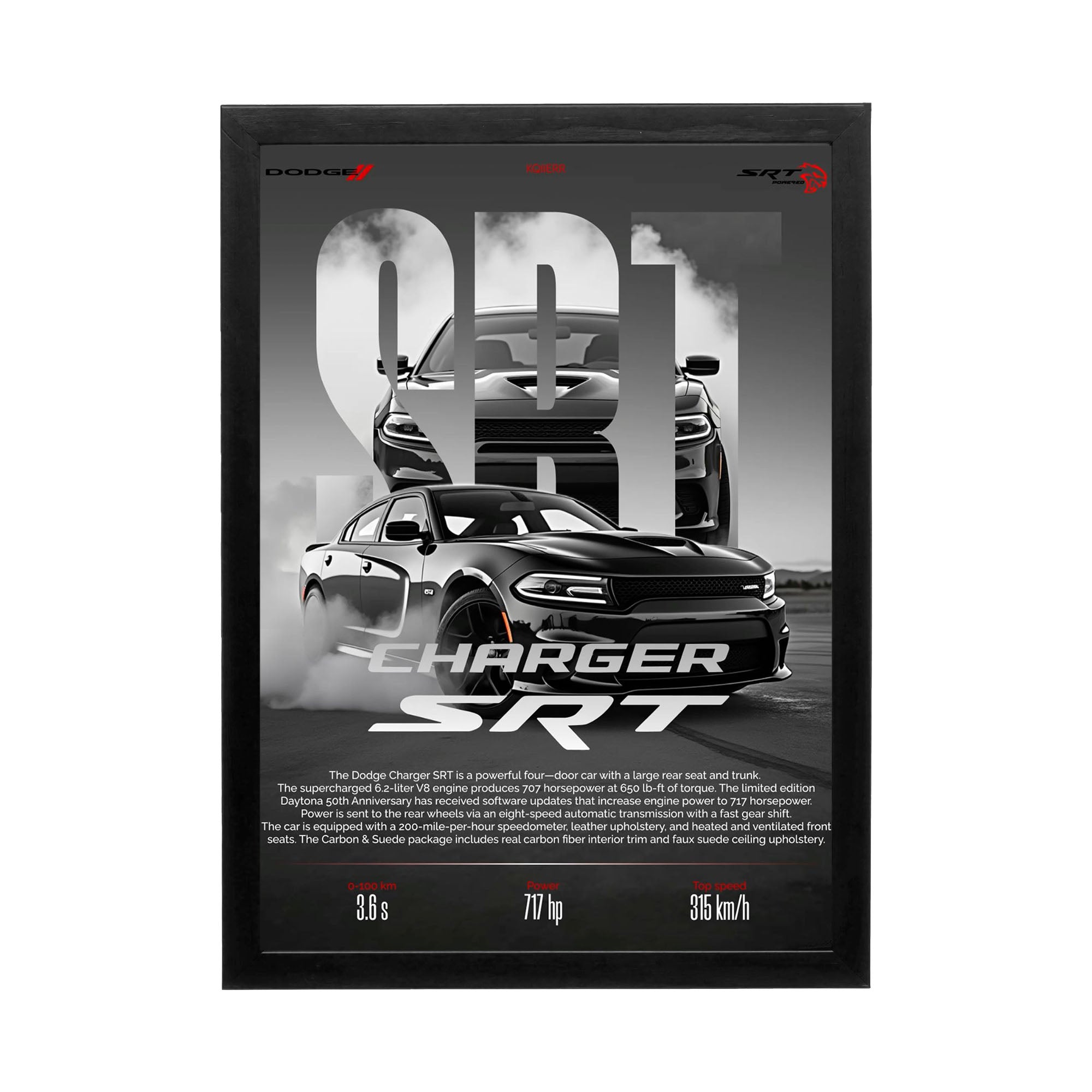 Dodge 'Charger SRT' Frame| Spark Store