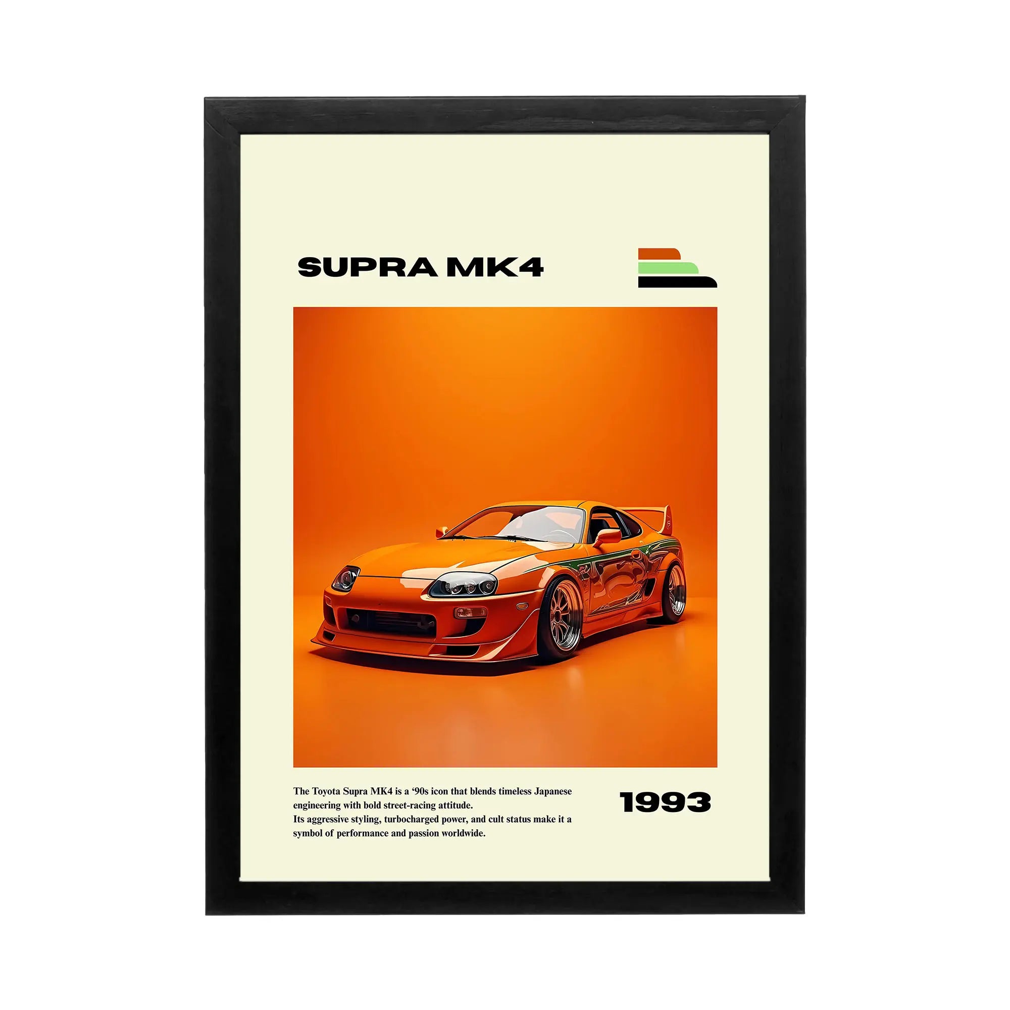 Toyota Supra MK4 'Timeless Legend' Frame| Spark Store