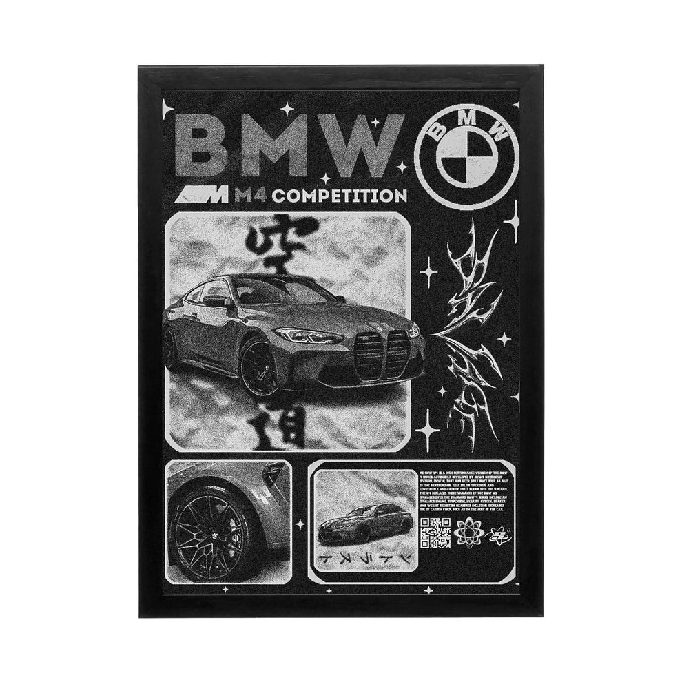 BMW 'M4 Competition Artistry' Frame| Spark Store