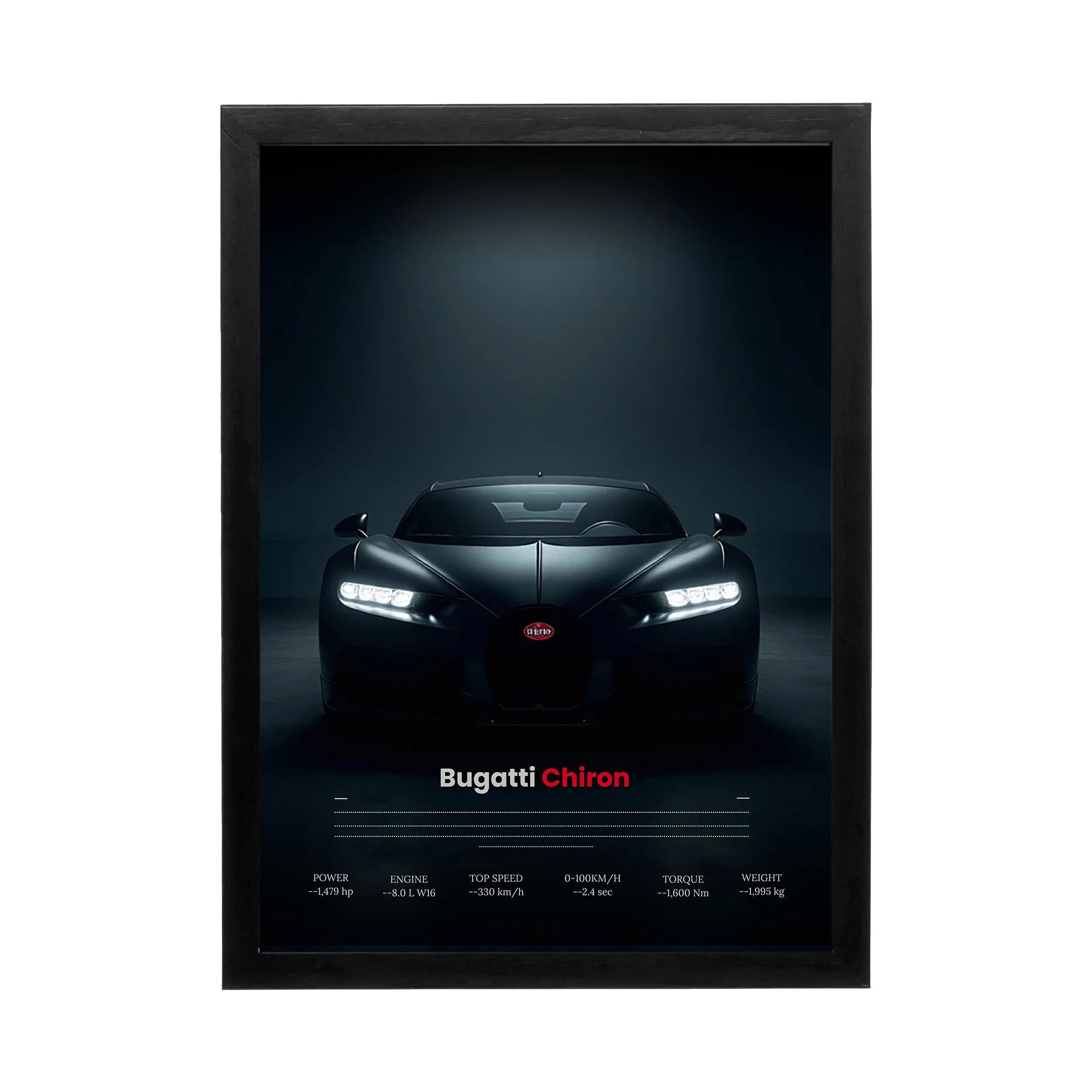 Bugatti Chiron 'Automotive Masterpiece' Frame| Spark Store