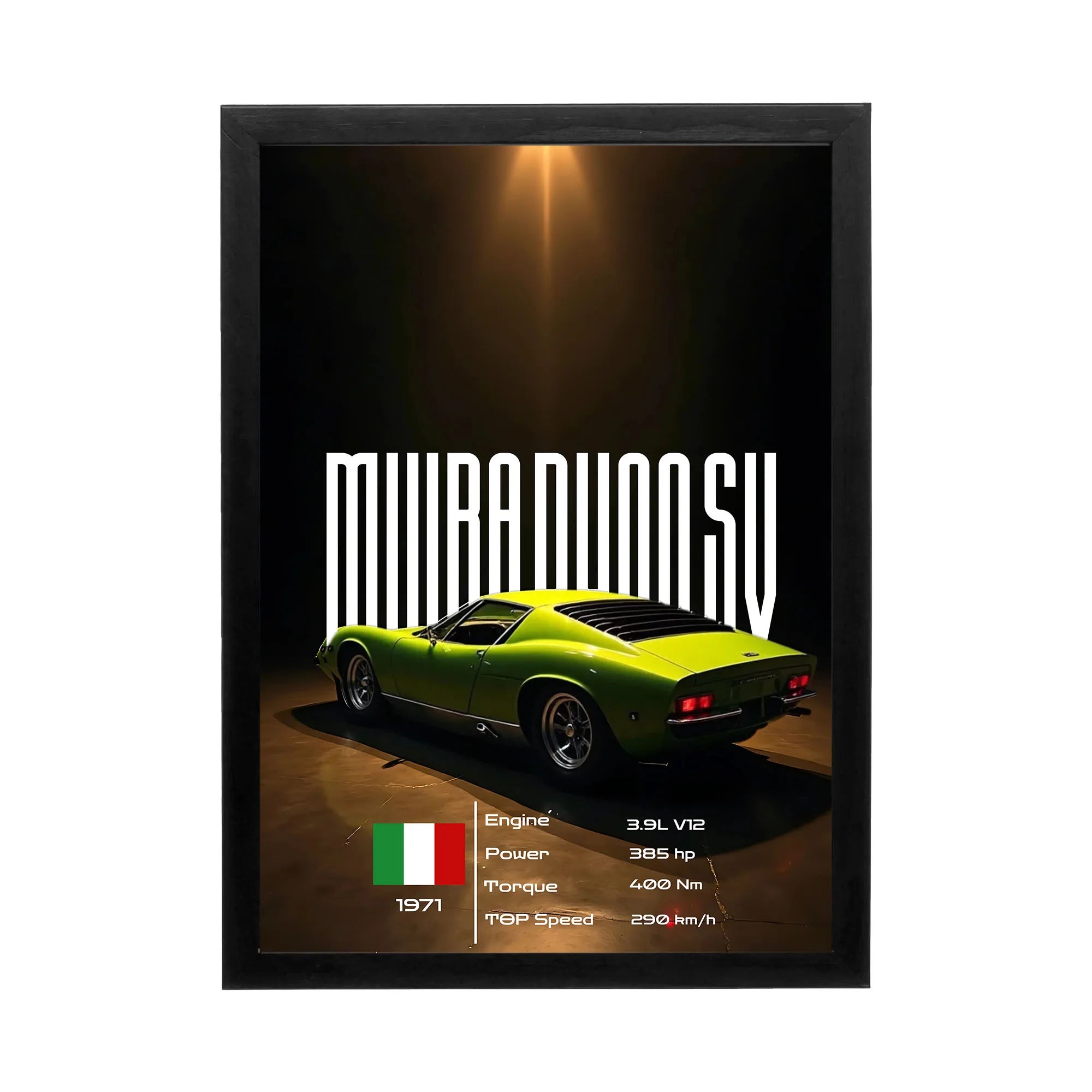 Lamborghini Miura SV 'Classic Icon' Frame| Spark Store