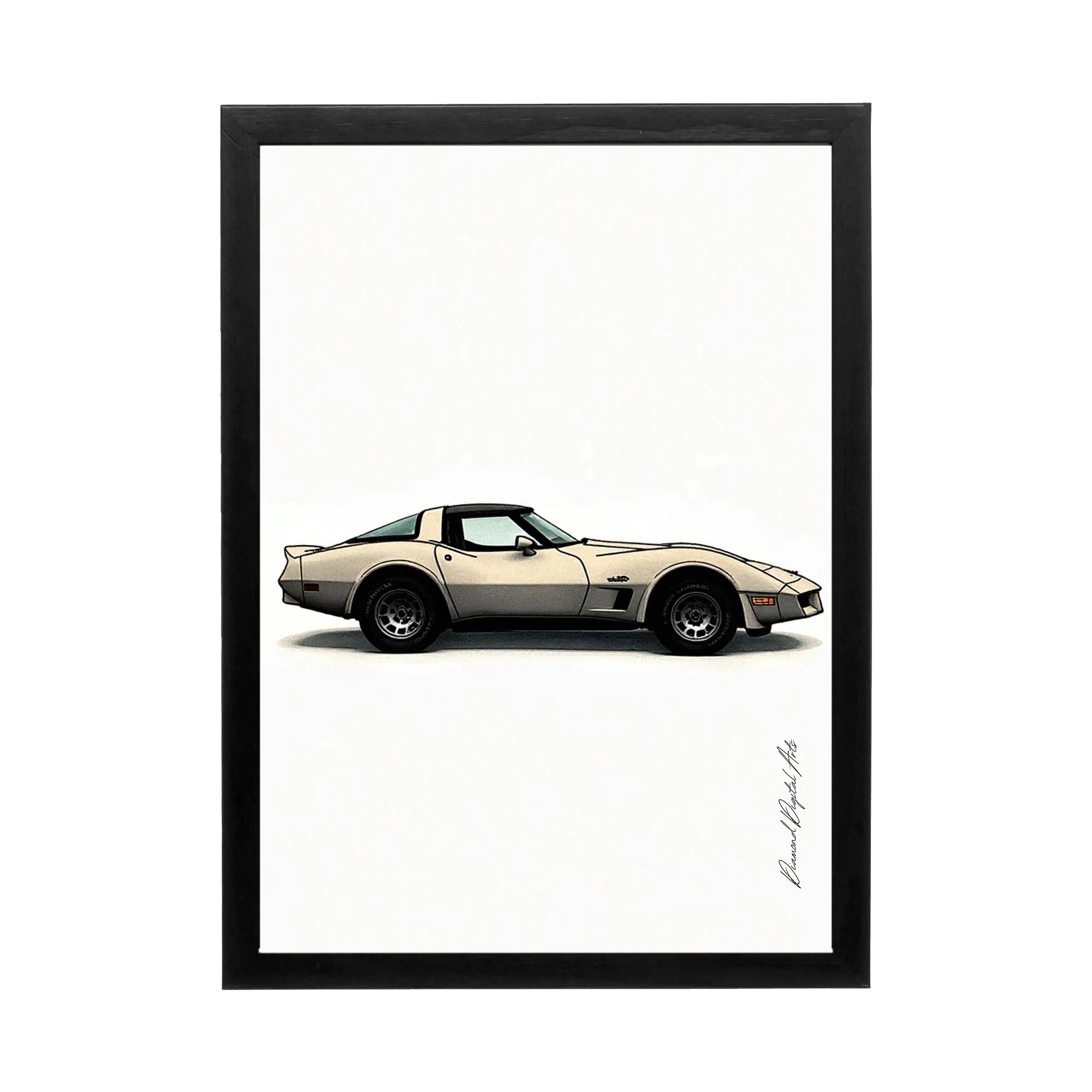 Chevrolet Corvette 'Iconic Design' Frame| Spark Store